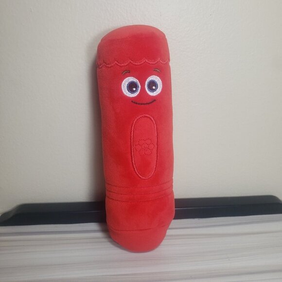 Toys | Baby First Tv Color Crew Red Talking Crayon Plush Works | Poshmark